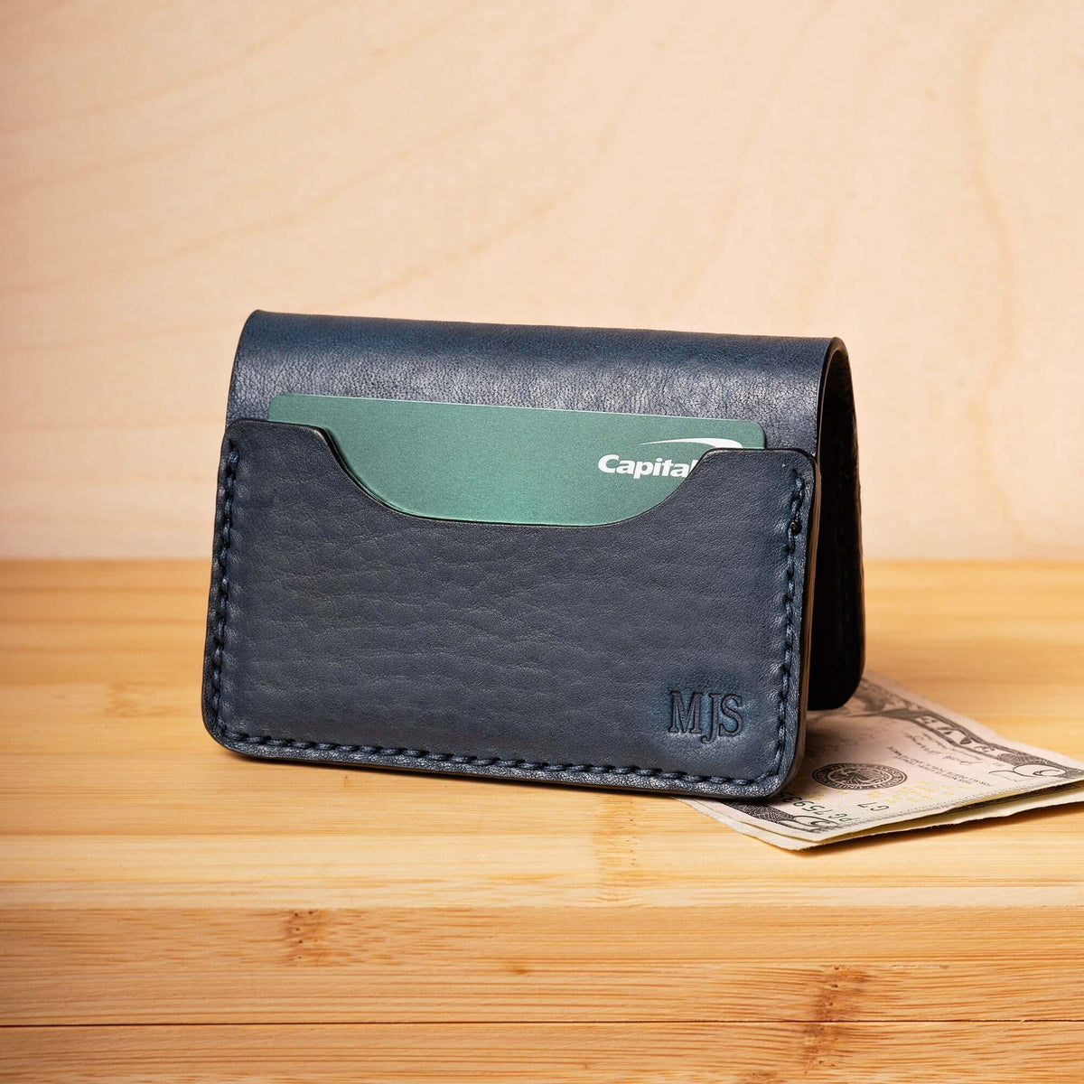 Slim Leather Billfold Wallet: Personalized Leather Wallet – Clark & Taft
