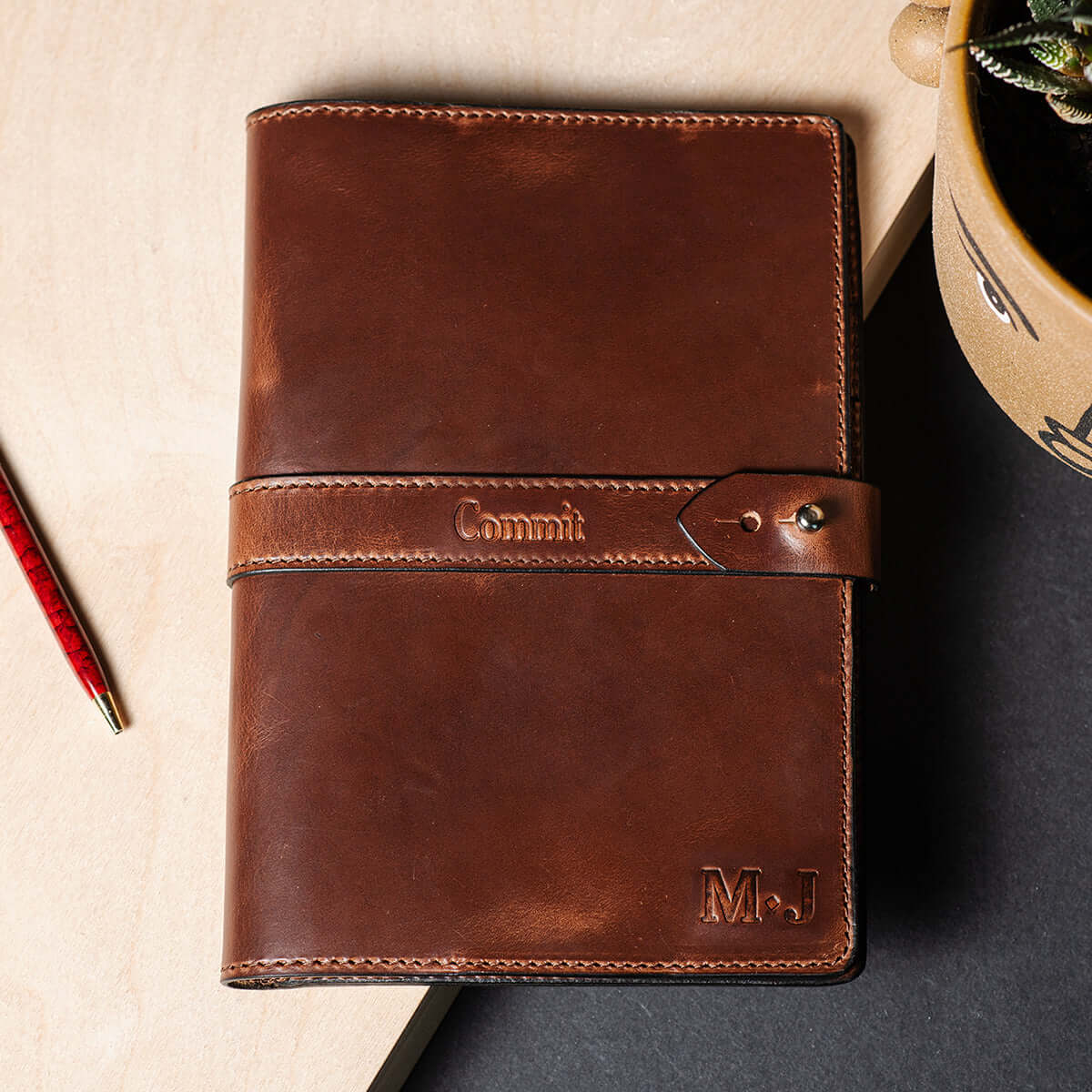 Personalized Heritage A5 Fine Leather Padfolio - Refillable – Clark & Taft